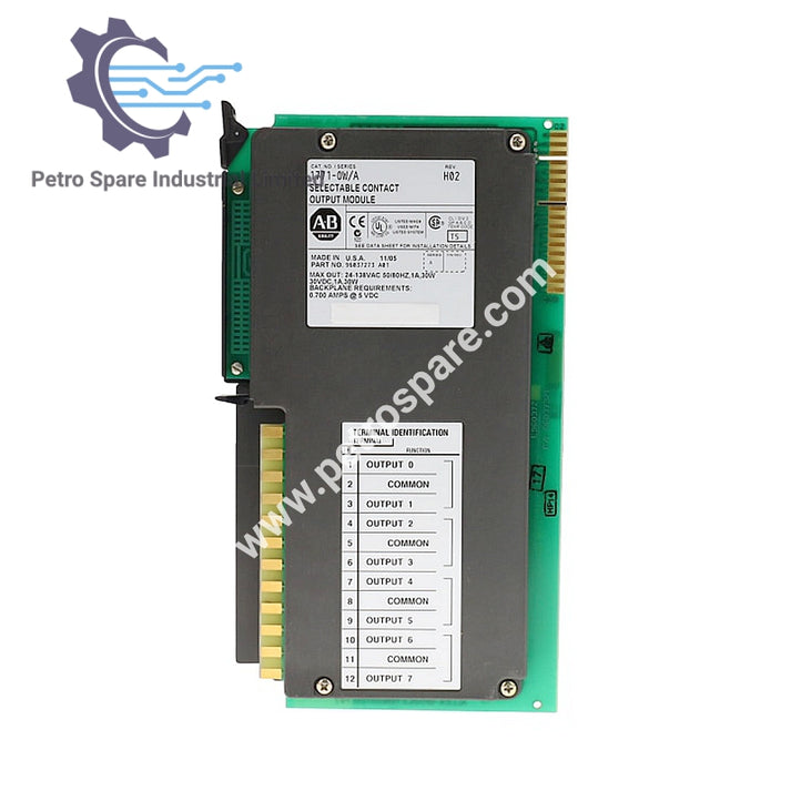 1771-OW | Allen-Bradley PLC-5 - Selectable Contact Output Module
