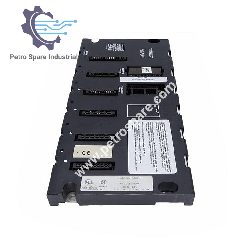 IC693CPU313 GE Fanuc Embedded CPU Baseplate, 5-Slot