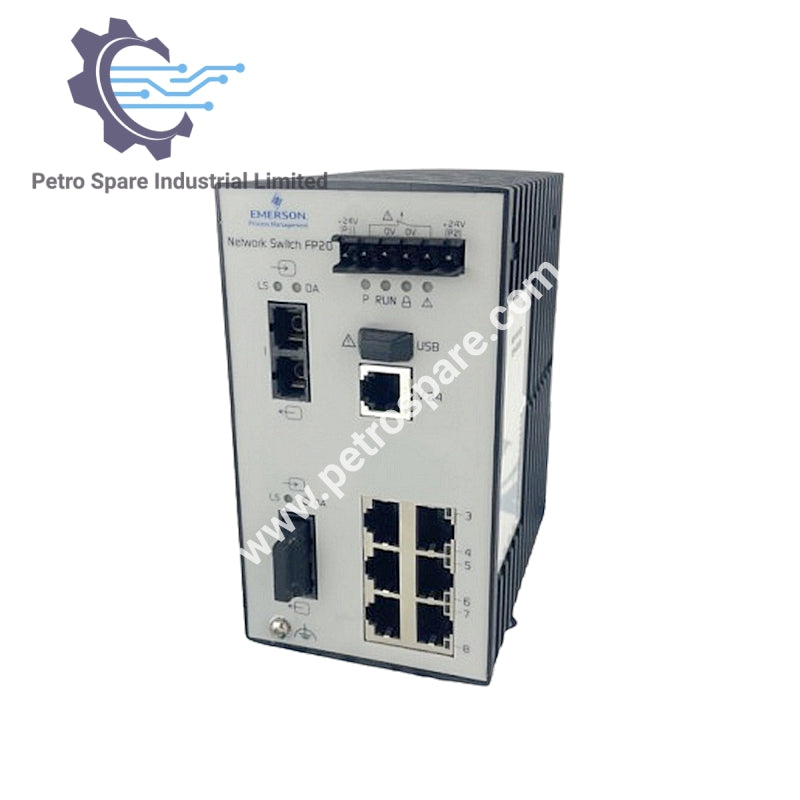 Emerson KJ1611X1-BE1 | 8-Port Network Switch Module